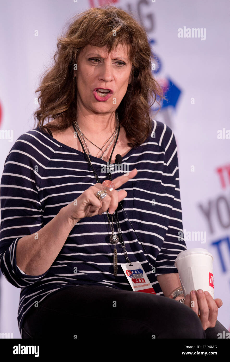 Los Angeles, California, USA. 10th Oct, 2015. LIZZ WINSTEAD, co-creator ...