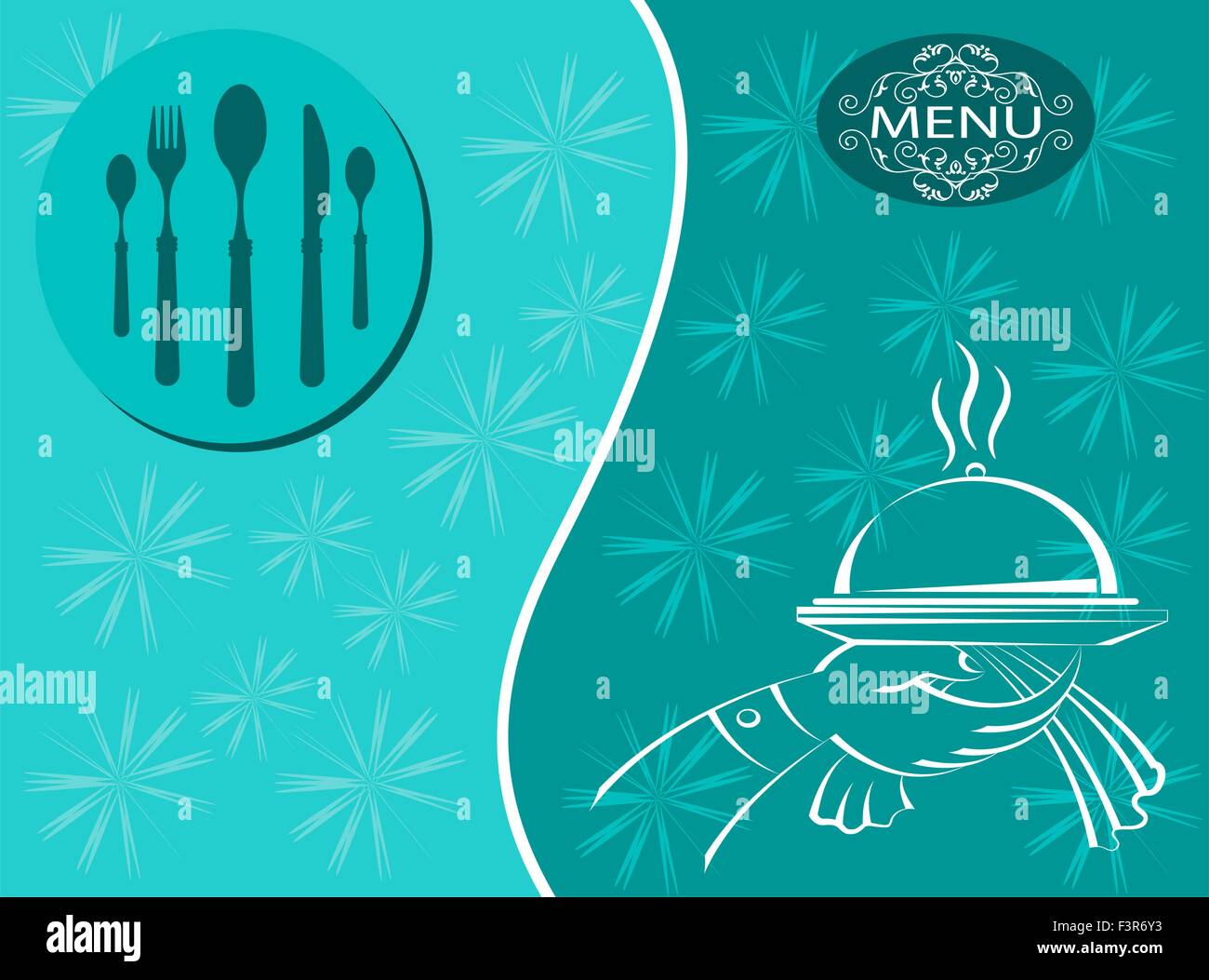 Menu Card Design Template Vector Art Stock Vector Image & Art - Alamy