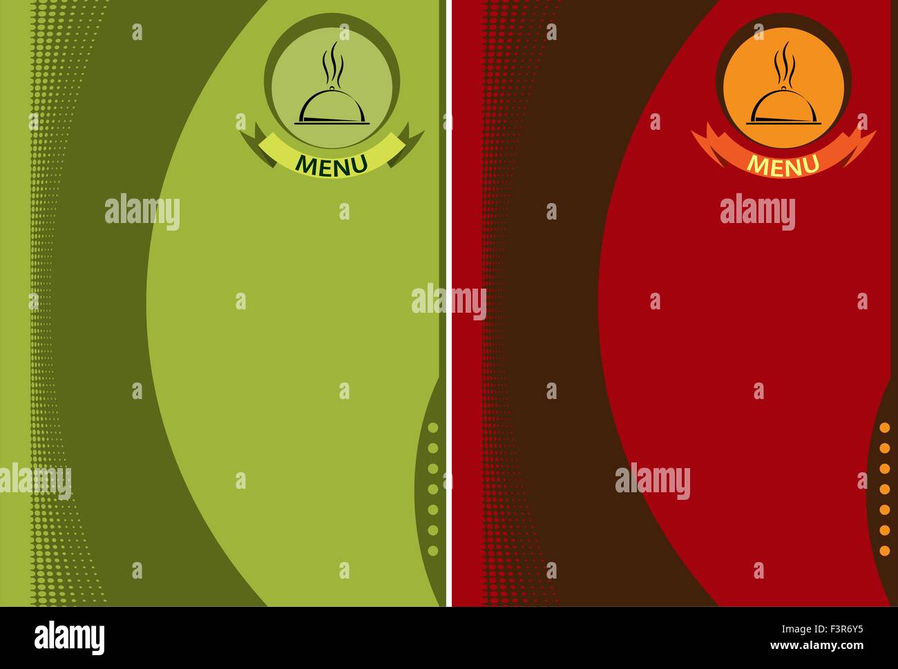 Menu Card Design Template Vector Art Stock Vector Image & Art - Alamy