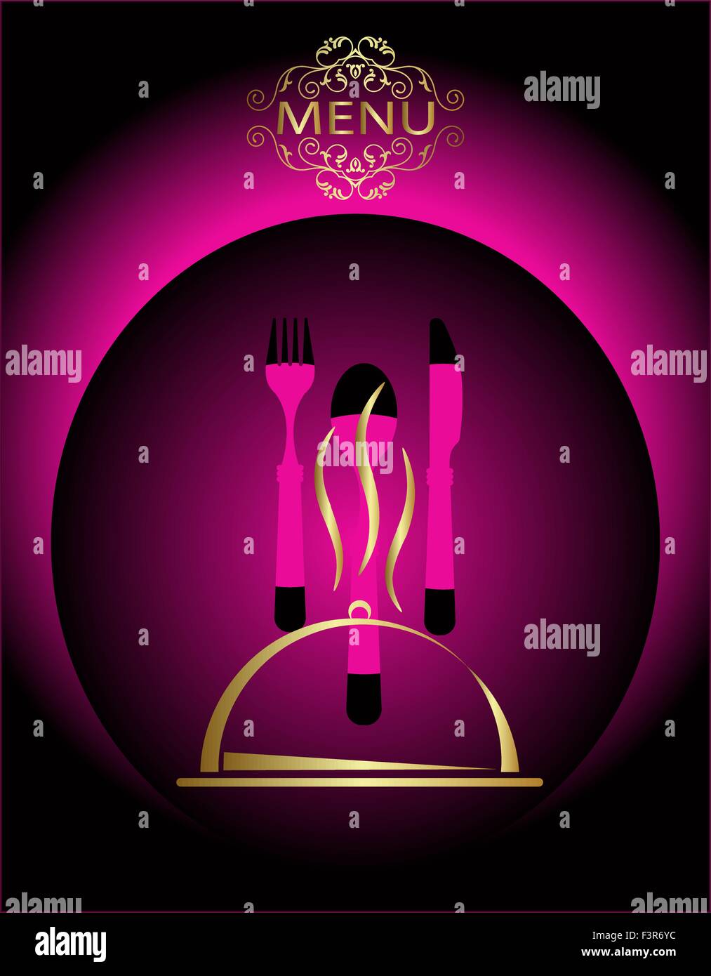 Menu Card Design Template Vector Art Stock Vector Image & Art - Alamy