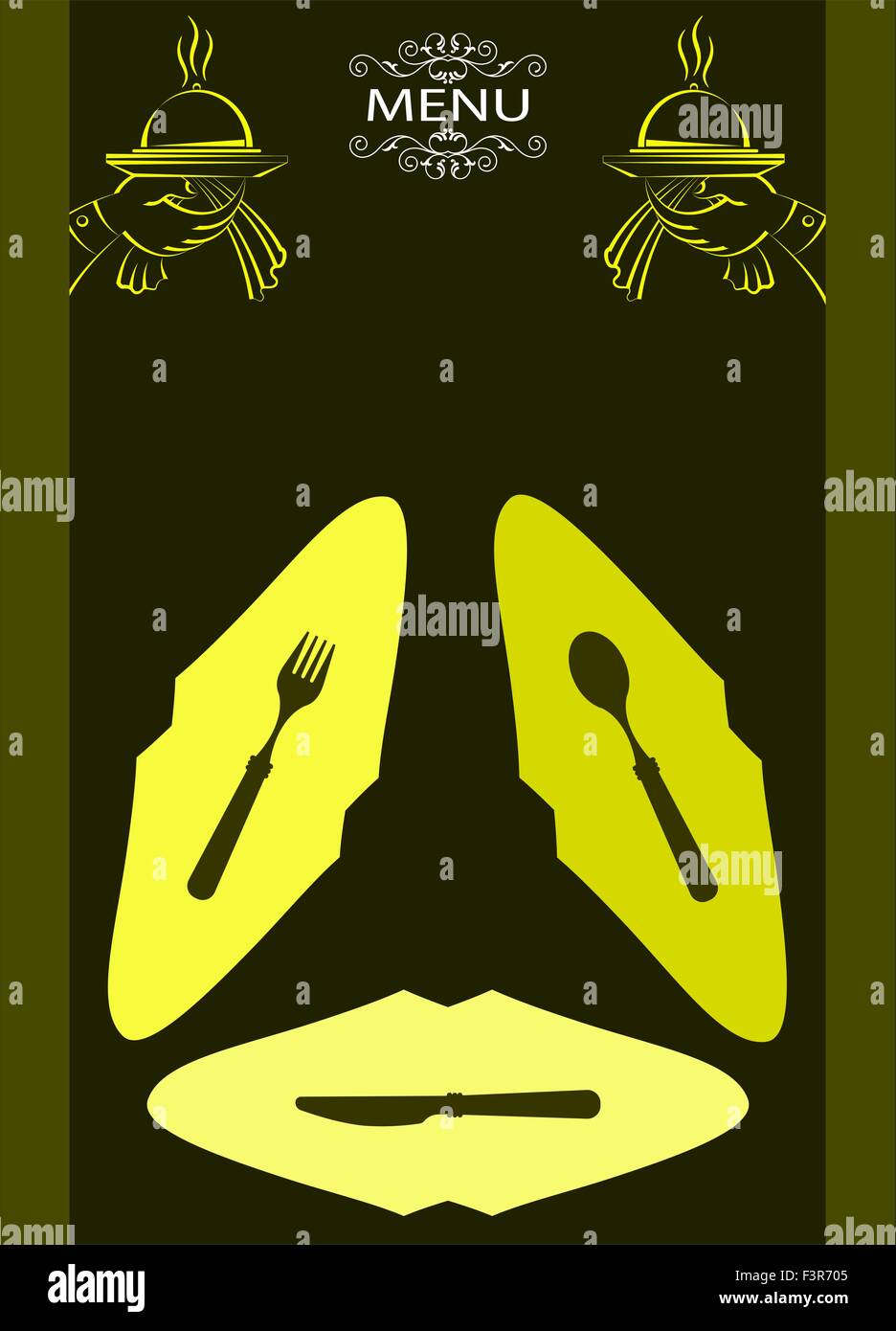 Menu Card Design Template Vector Art Stock Vector Image & Art - Alamy