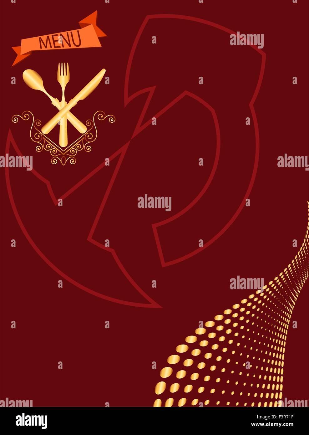 Menu Card Design Template Vector Art Stock Vector Image & Art - Alamy