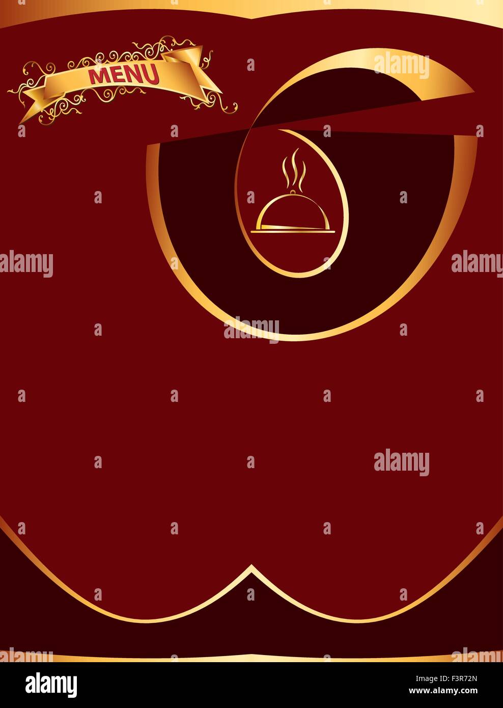 Menu Card Design Template Vector Art Stock Vector Image & Art - Alamy