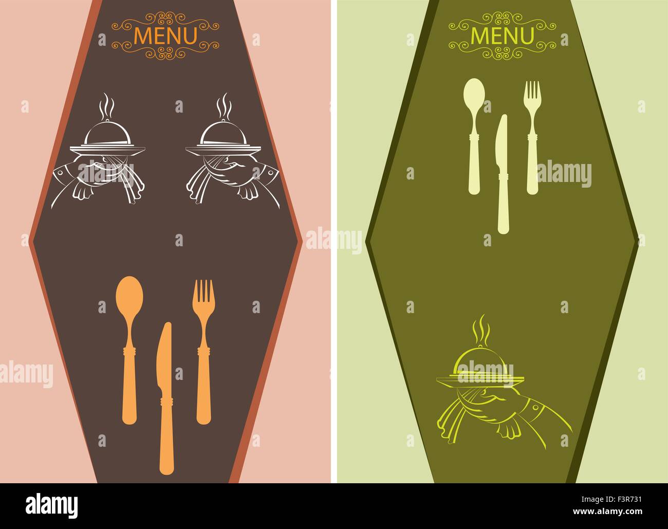 Menu Card Design Template Vector Art Stock Vector Image & Art - Alamy