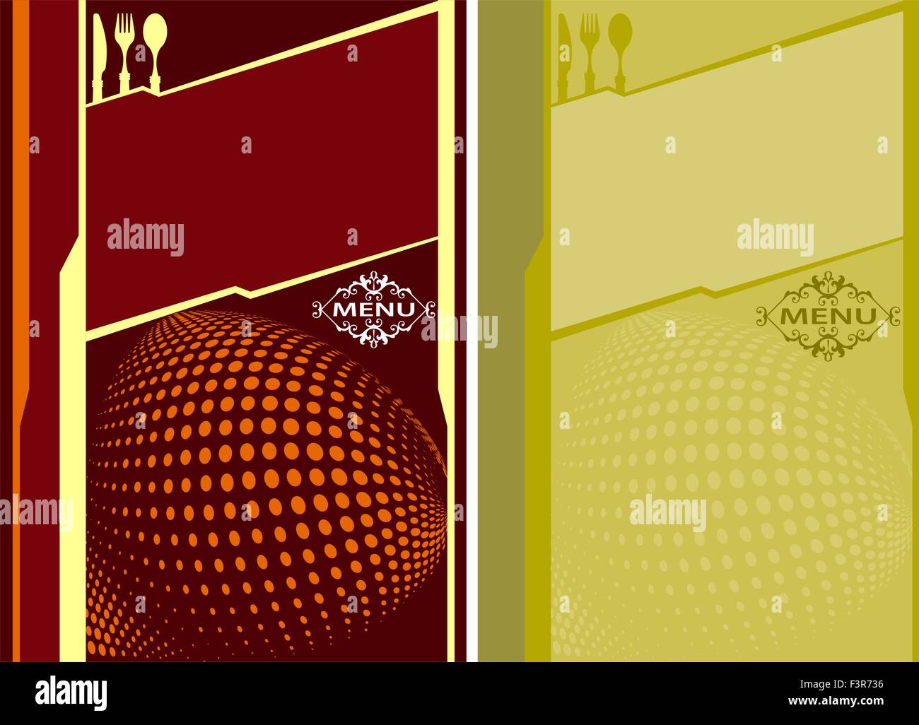 Menu Card Design Template Vector Art Stock Vector Image & Art - Alamy