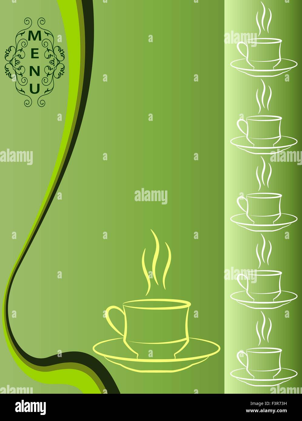 Coffee Menu Card Design Template Vector Art Stock Vector Image & Art ...