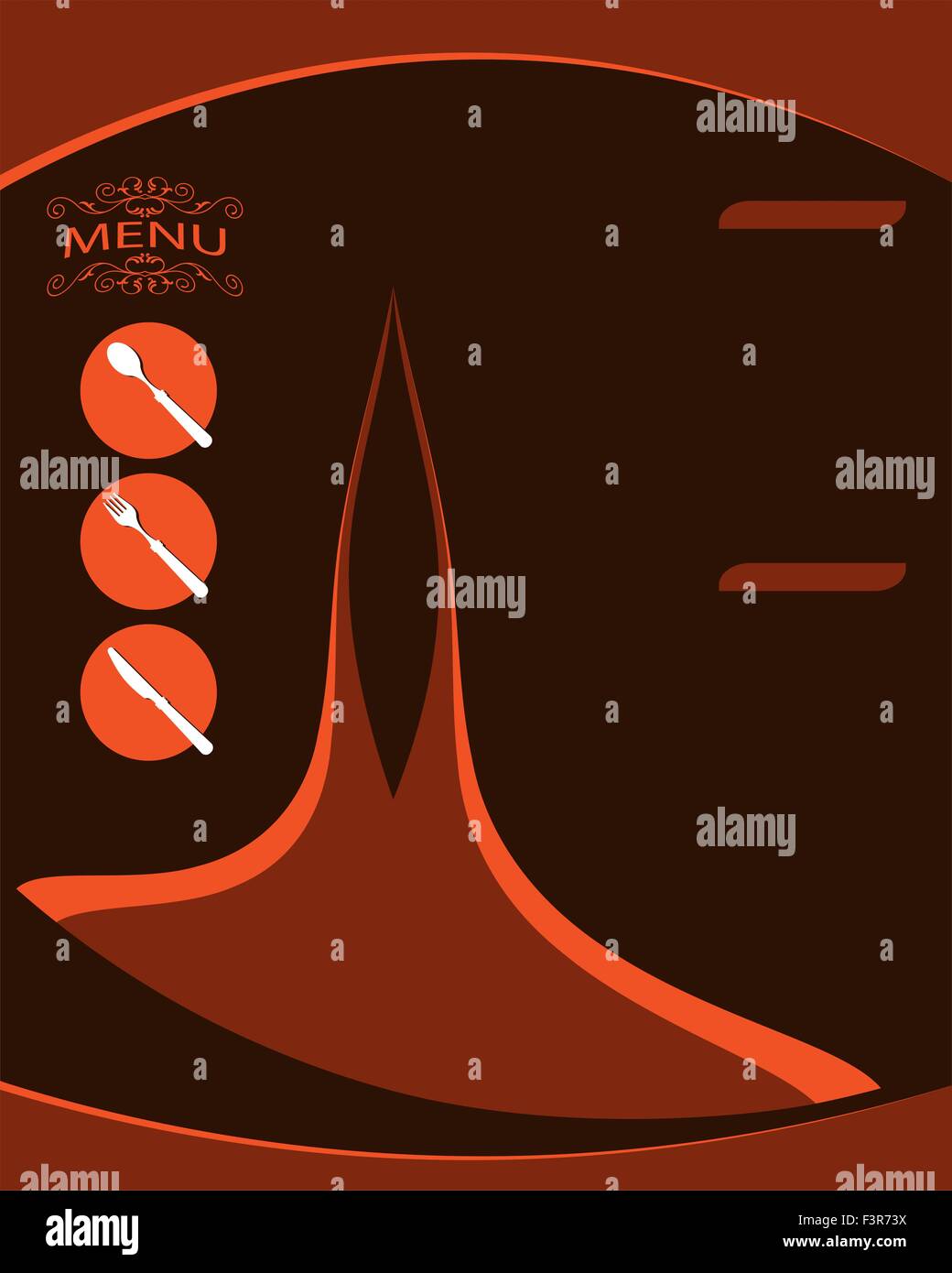 Menu Card Design Template Vector Art Stock Vector Image & Art - Alamy