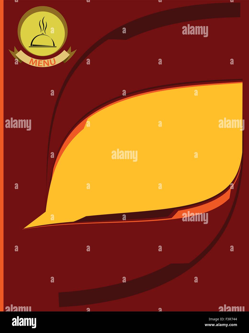 Menu Card Design Template Vector Art Stock Vector Image & Art - Alamy