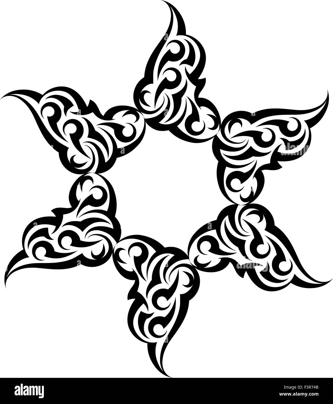 Tattoo Star Design Vector Art Stock Vector Image & Art - Alamy