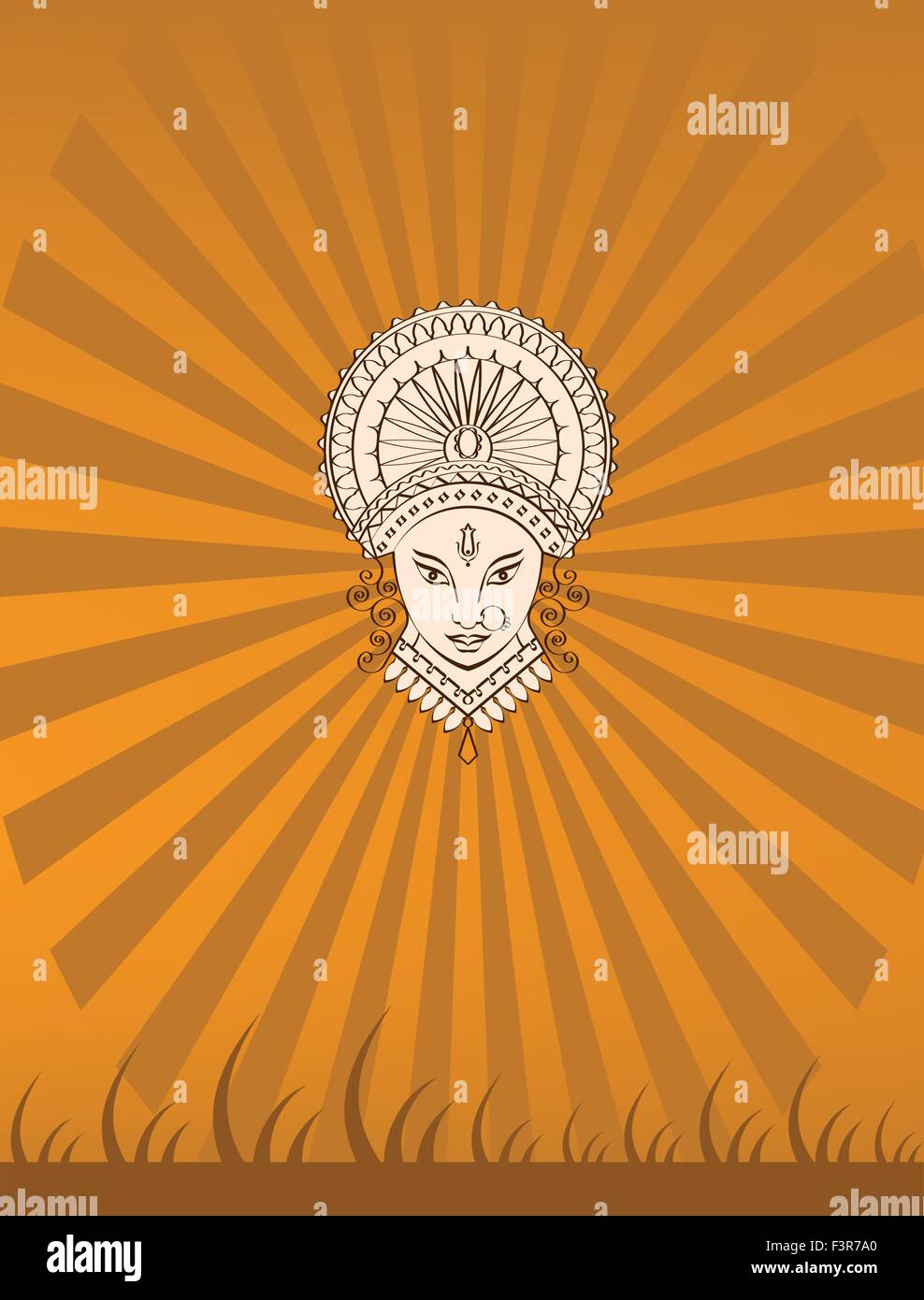 Durga Goddess of Power Vector Art Stock Vector Image & Art - Alamy