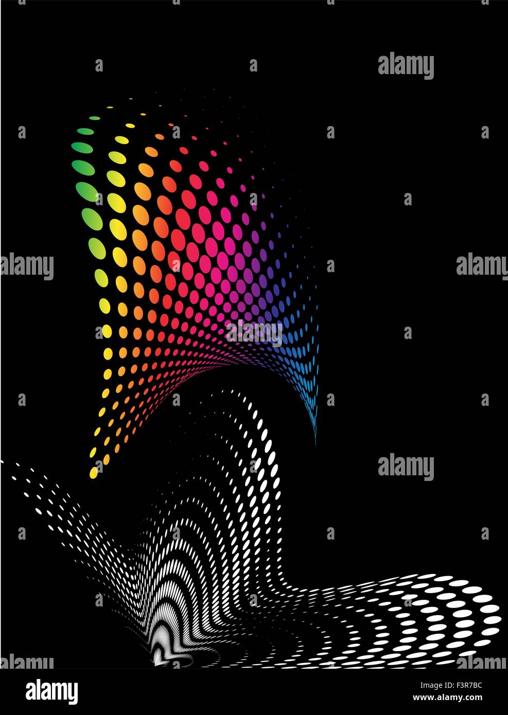 Background Composition, Web Template (Halftone) Vector Art Stock Vector ...