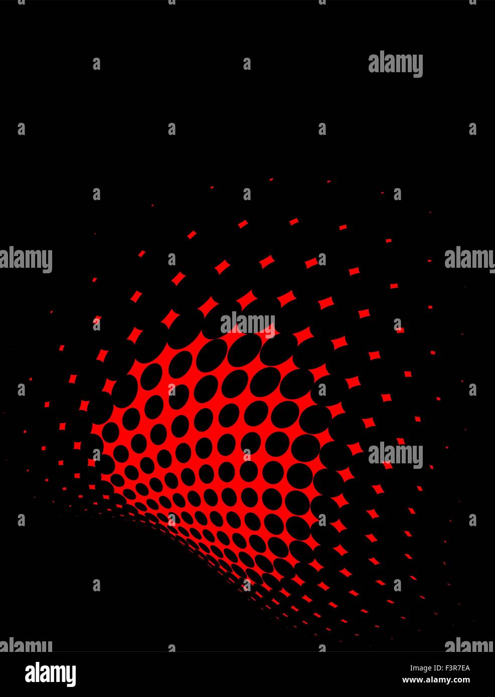 Background Composition, Web Template (Halftone) Vector Art Stock Vector ...