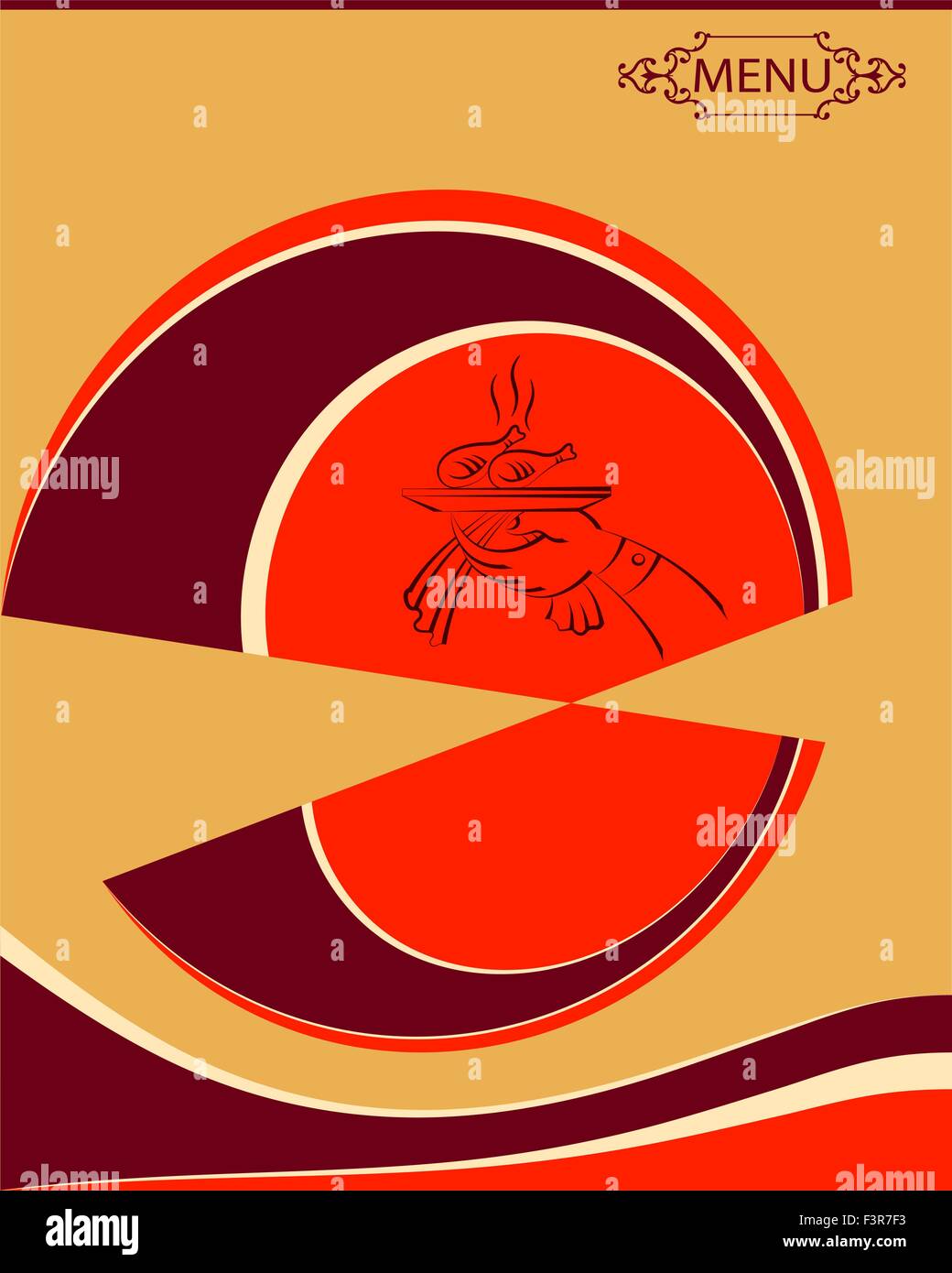 Menu Card Design Template Vector Art Stock Vector Image & Art - Alamy