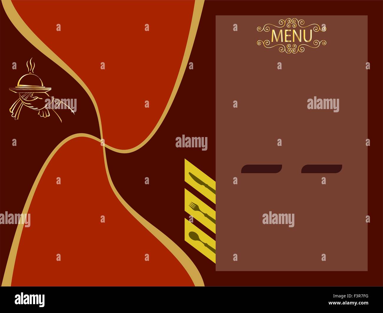 Menu Card Design Template Vector Art Stock Vector Image & Art - Alamy
