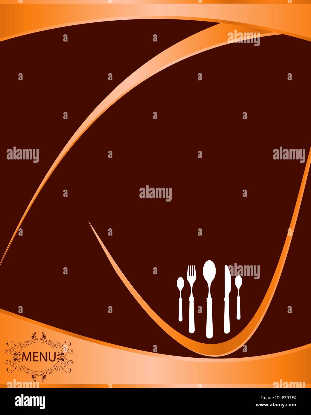Menu Card Design Template Vector Art Stock Vector Image & Art - Alamy