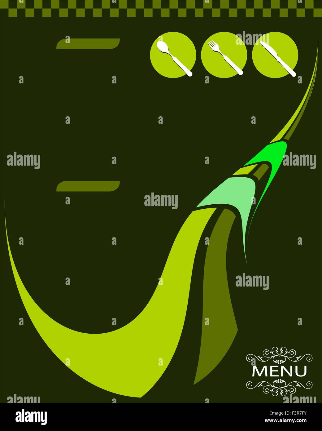 Menu Card Design Template Vector Art Stock Vector Image & Art - Alamy