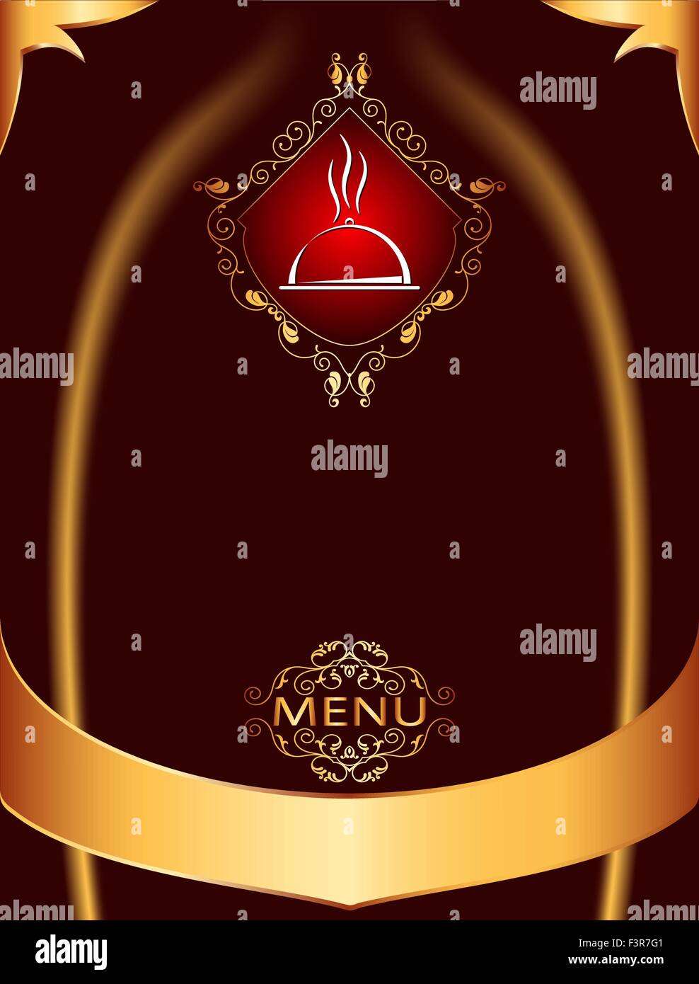 Menu Card Design Template Vector Art Stock Vector Image & Art - Alamy
