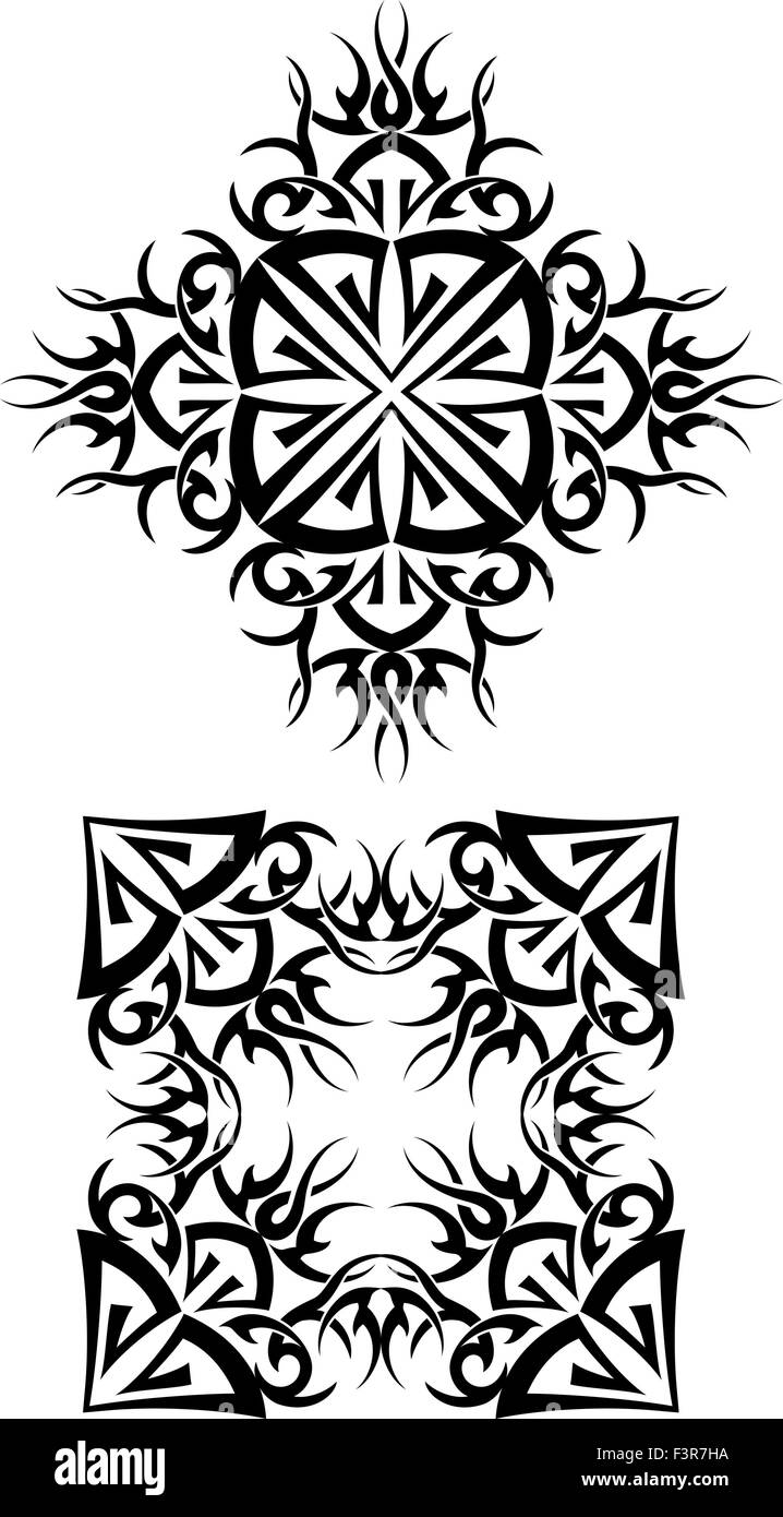 Tribal Tattoo Design Vector Art Stock Vector Image & Art - Alamy