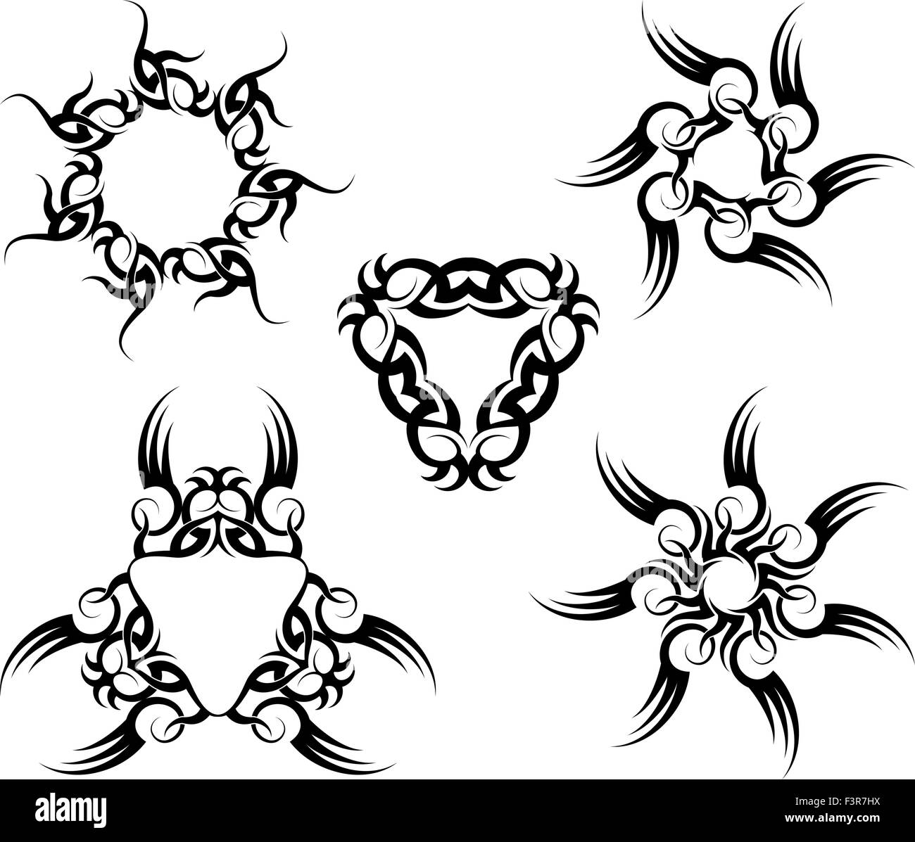 Tattoo Sun, Flame Tribal Design Vector Art Stock Vector Image & Art - Alamy
