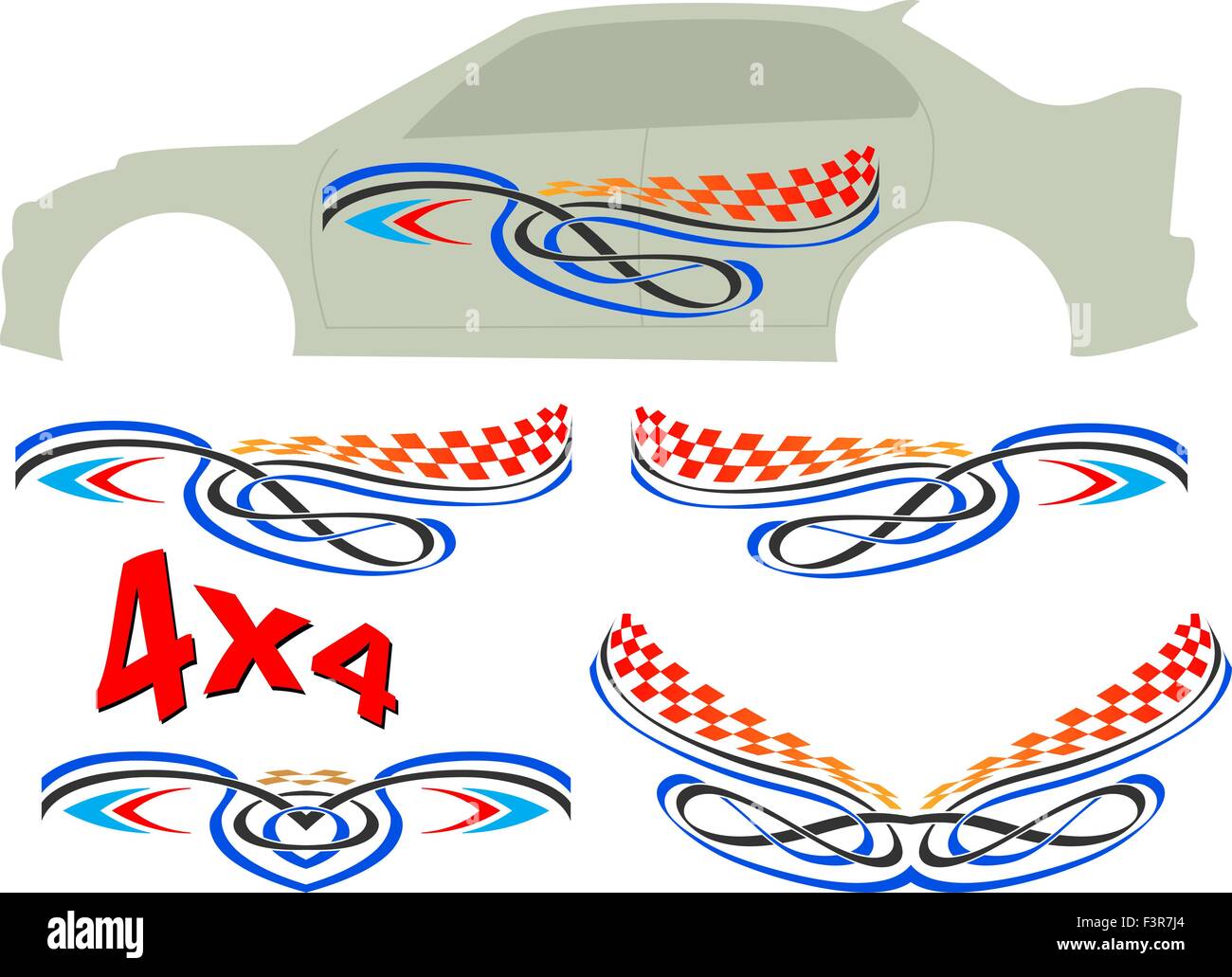 Vehicle Graphics, Stripe : Vinyl Ready Vector Art Stock Vector Image ...