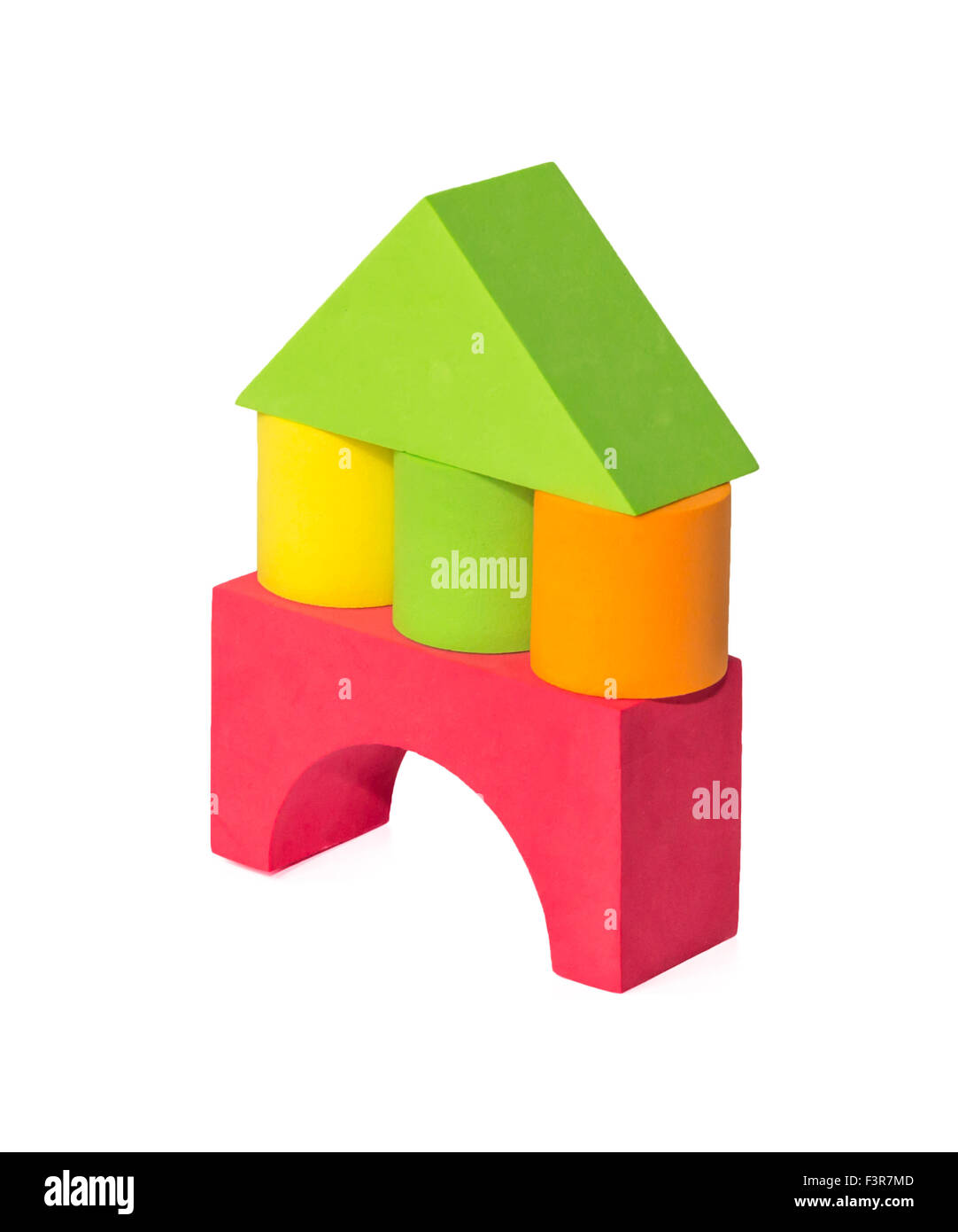 Colorful toy shape Stock Photo - Alamy