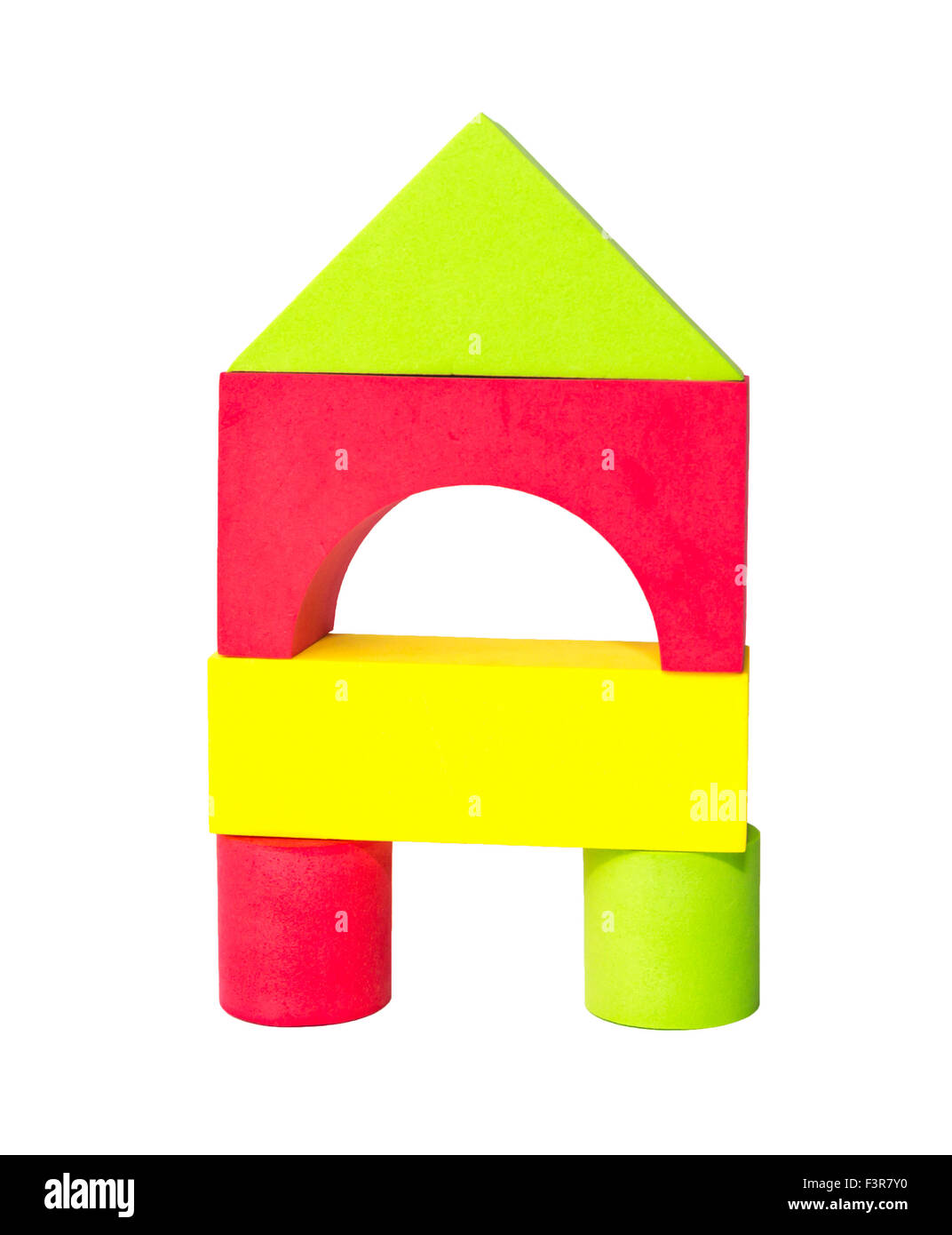 Colourful toy shape Stock Photo - Alamy