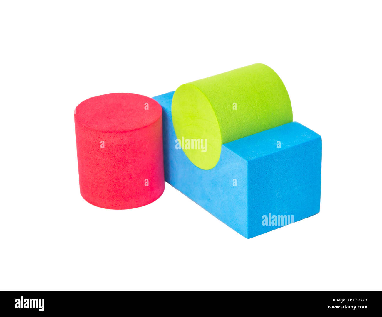 Colourful toy shape Stock Photo - Alamy