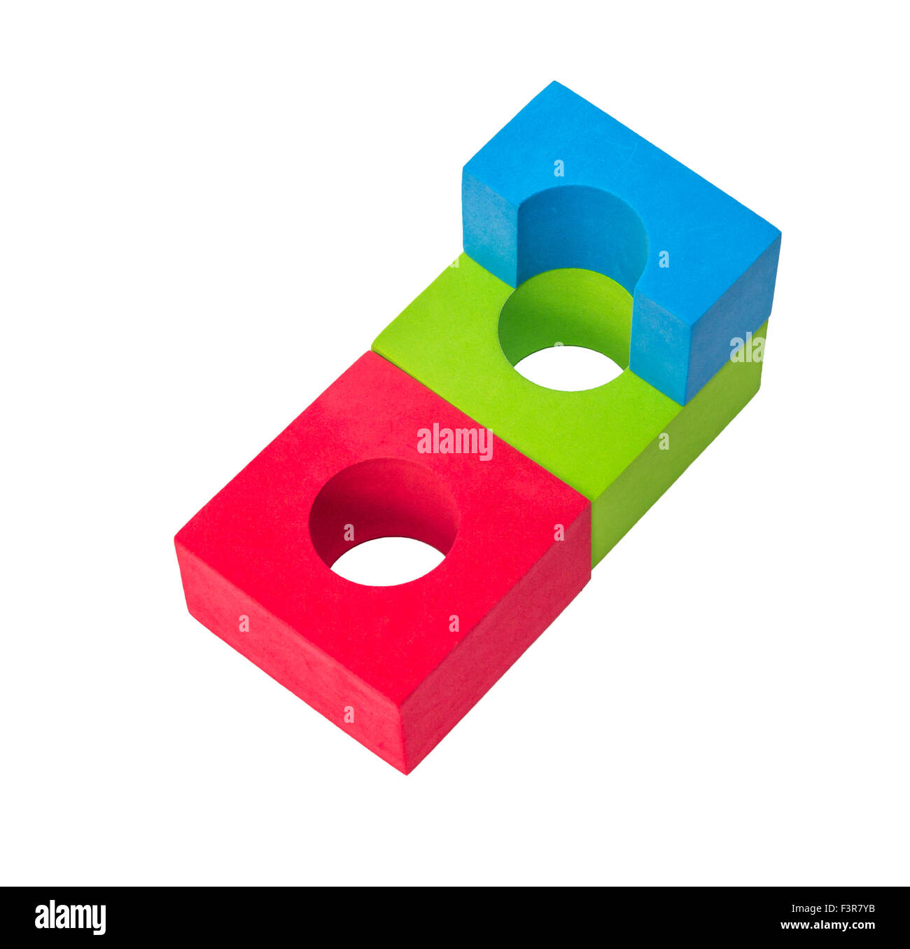 Colourful toy shape Stock Photo - Alamy
