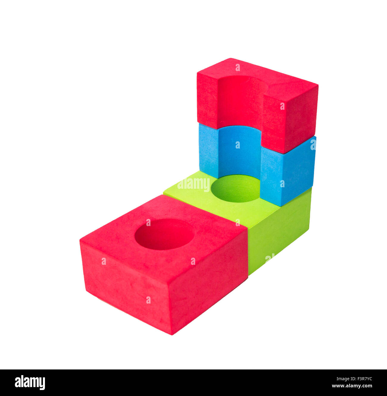 Colourful toy shape Stock Photo - Alamy