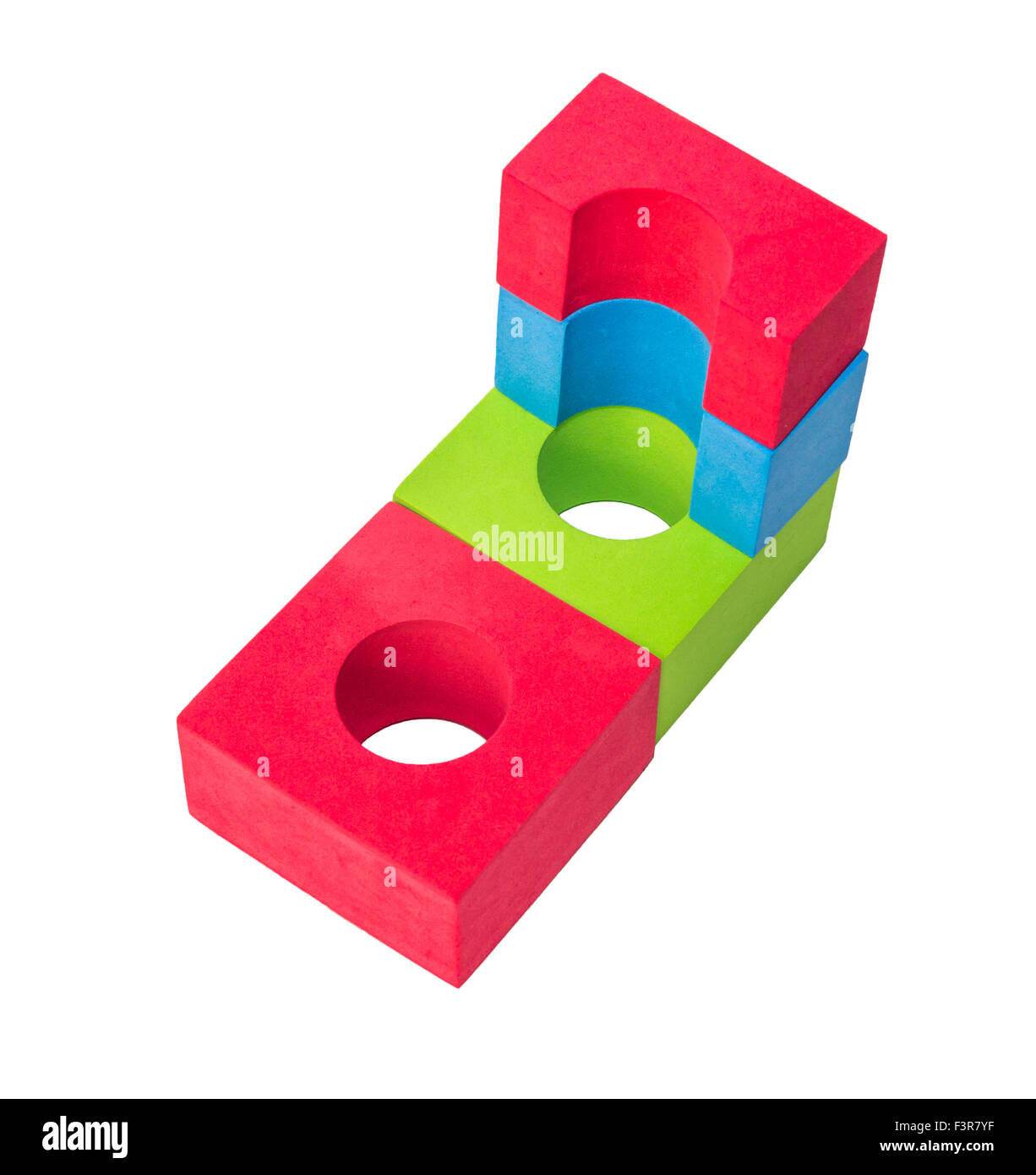 Colourful toy shape Stock Photo - Alamy