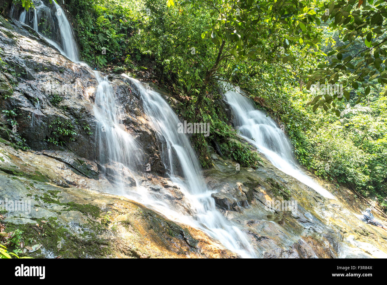 Waterfall close up Stock Photo - Alamy