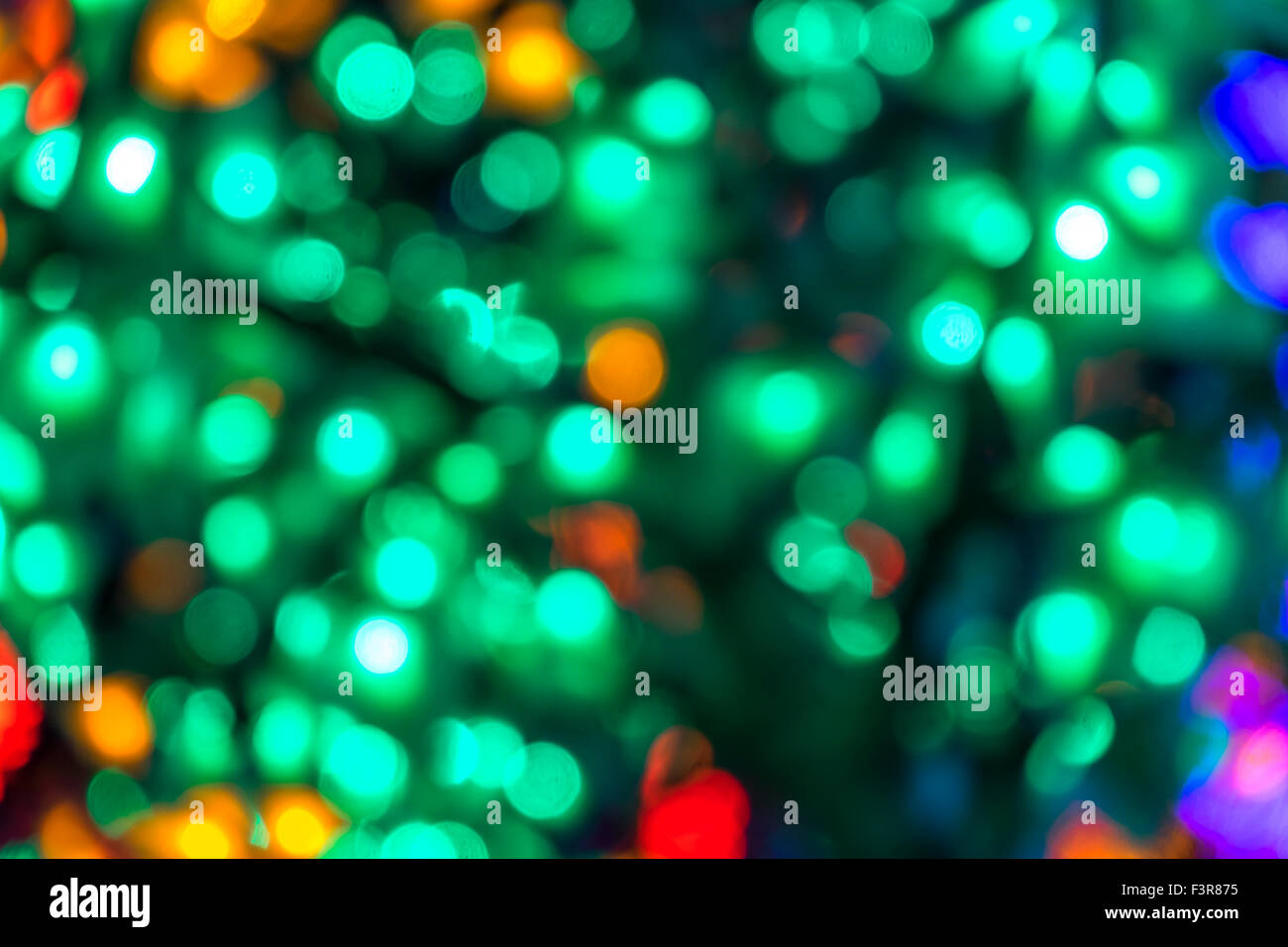 Abstract circular bokeh background of LED light bulb Stock Photo - Alamy