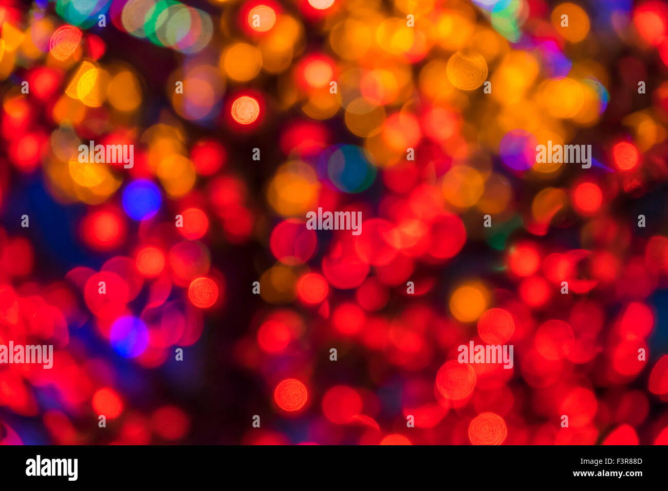 Abstract circular bokeh background of LED bulblight Stock Photo - Alamy