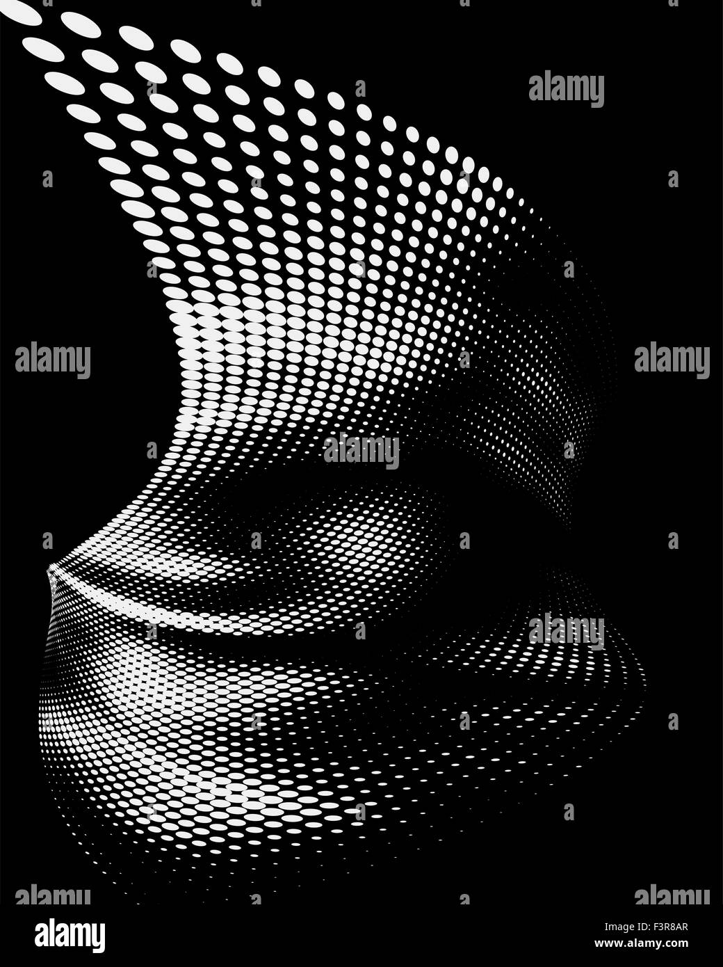 Background Composition, Web Template (Halftone) Vector Art Stock Vector ...