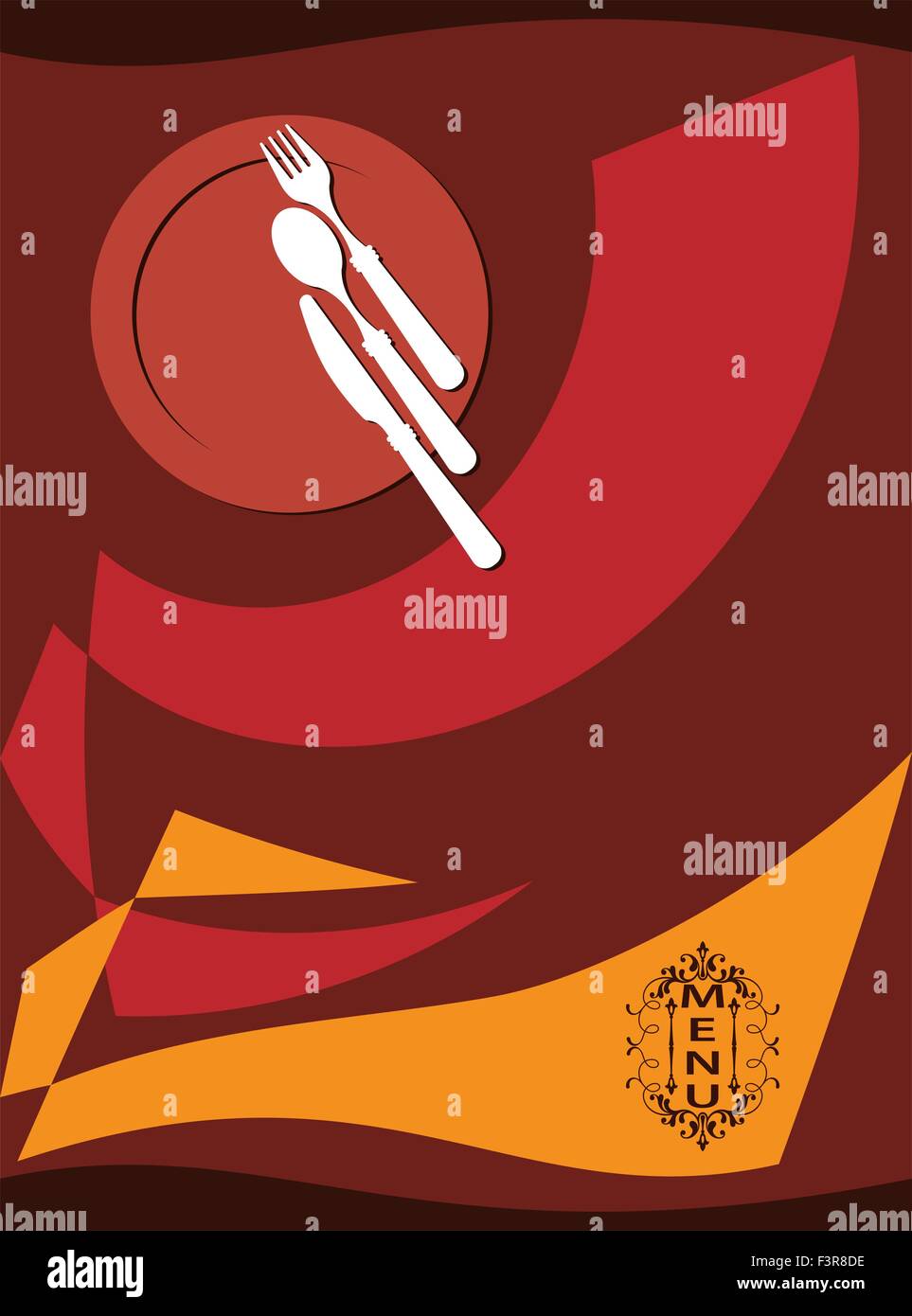 Menu Card Design Template Vector Art Stock Vector Image & Art - Alamy