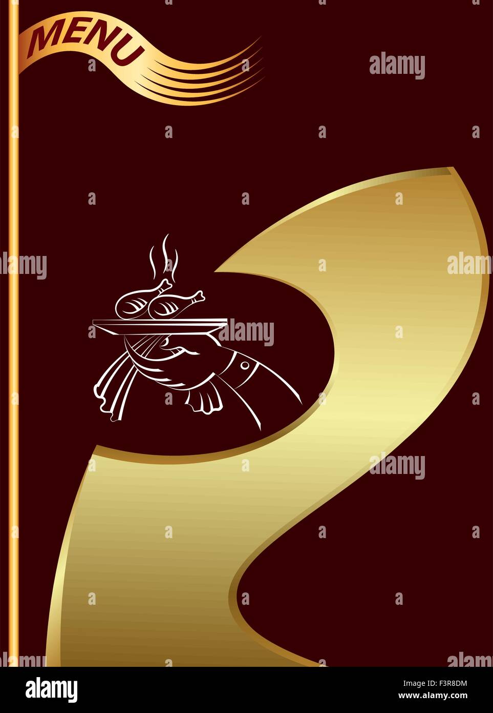 Menu Card Design Template Vector Art Stock Vector Image & Art - Alamy