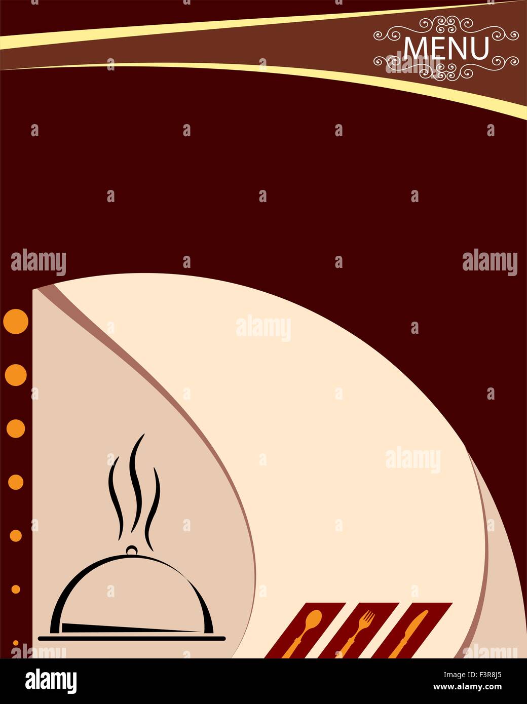 Menu Card Design Template Vector Art Stock Vector Image & Art - Alamy