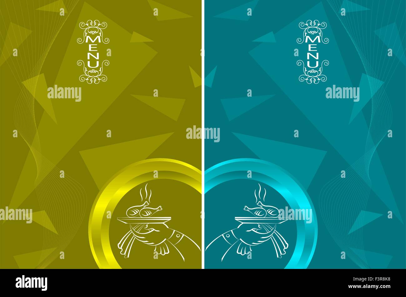 Menu Card Design Template Vector Art Stock Vector Image & Art - Alamy