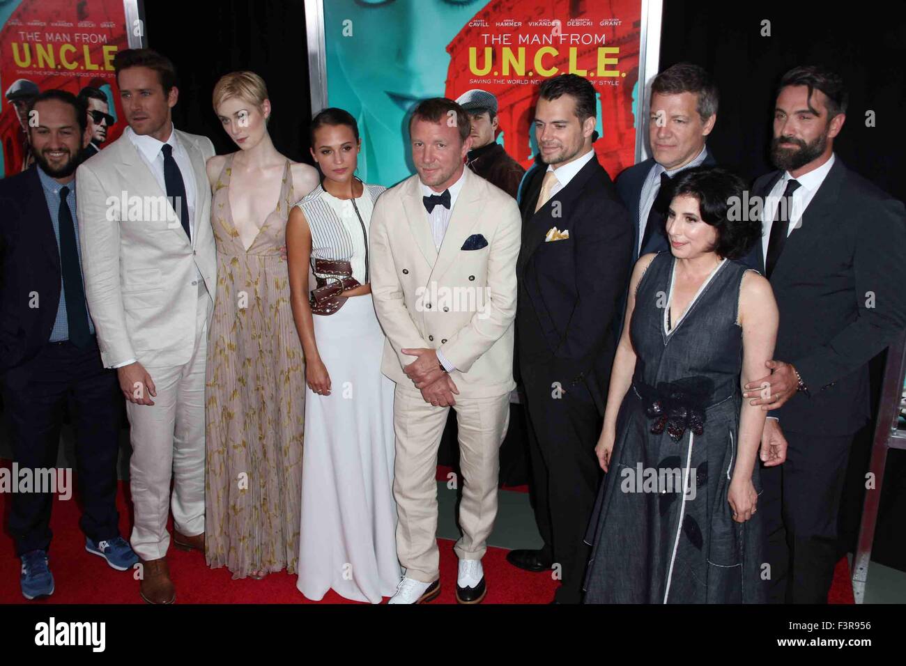 New York premiere of 'The Man From U.N.C.L.E.' at The Ziegfeld Theater ...