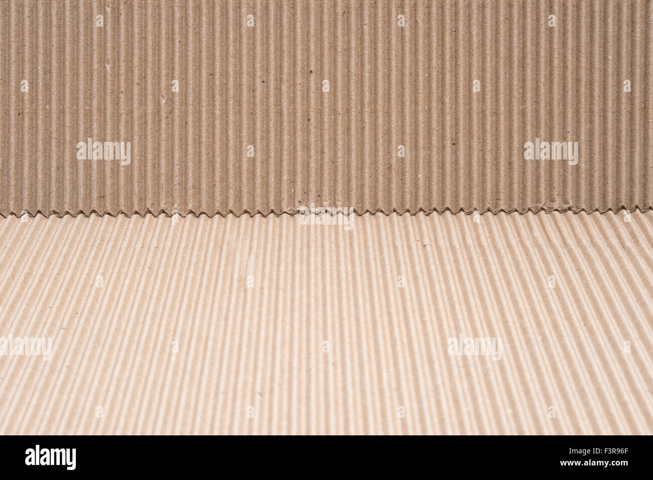 cardboard corrugated pattern at two different angles Stock Photo - Alamy