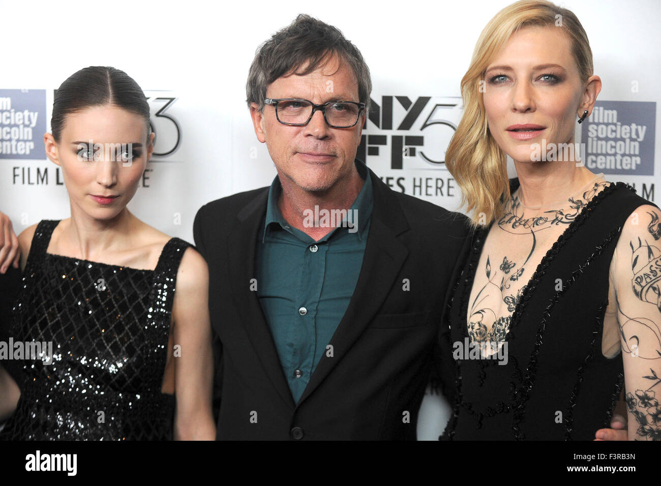 Rooney Mara, Todd Haynes and Cate Blanchett at the Premiere of 'Carol ...