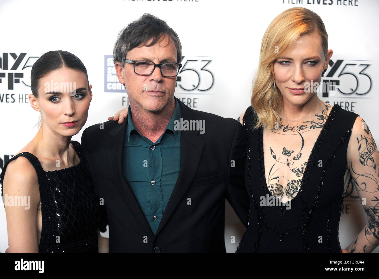 Rooney Mara, Todd Haynes and Cate Blanchett at the Premiere of 'Carol ...