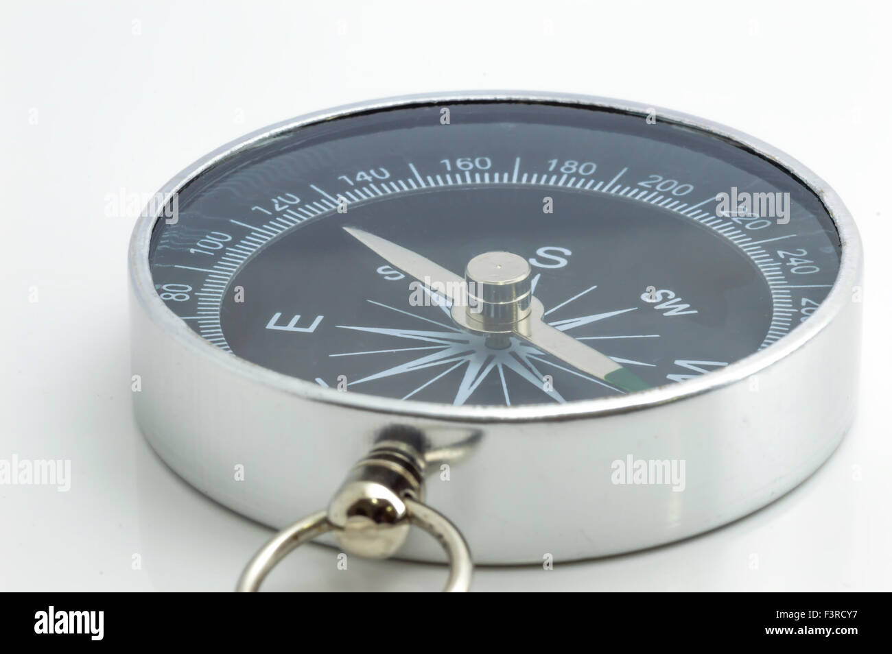 Compass isolated on white Stock Photo - Alamy