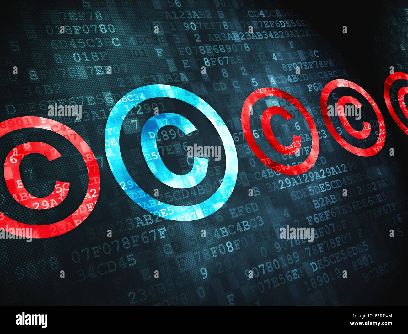 Law concept: Copyright on digital background Stock Photo - Alamy