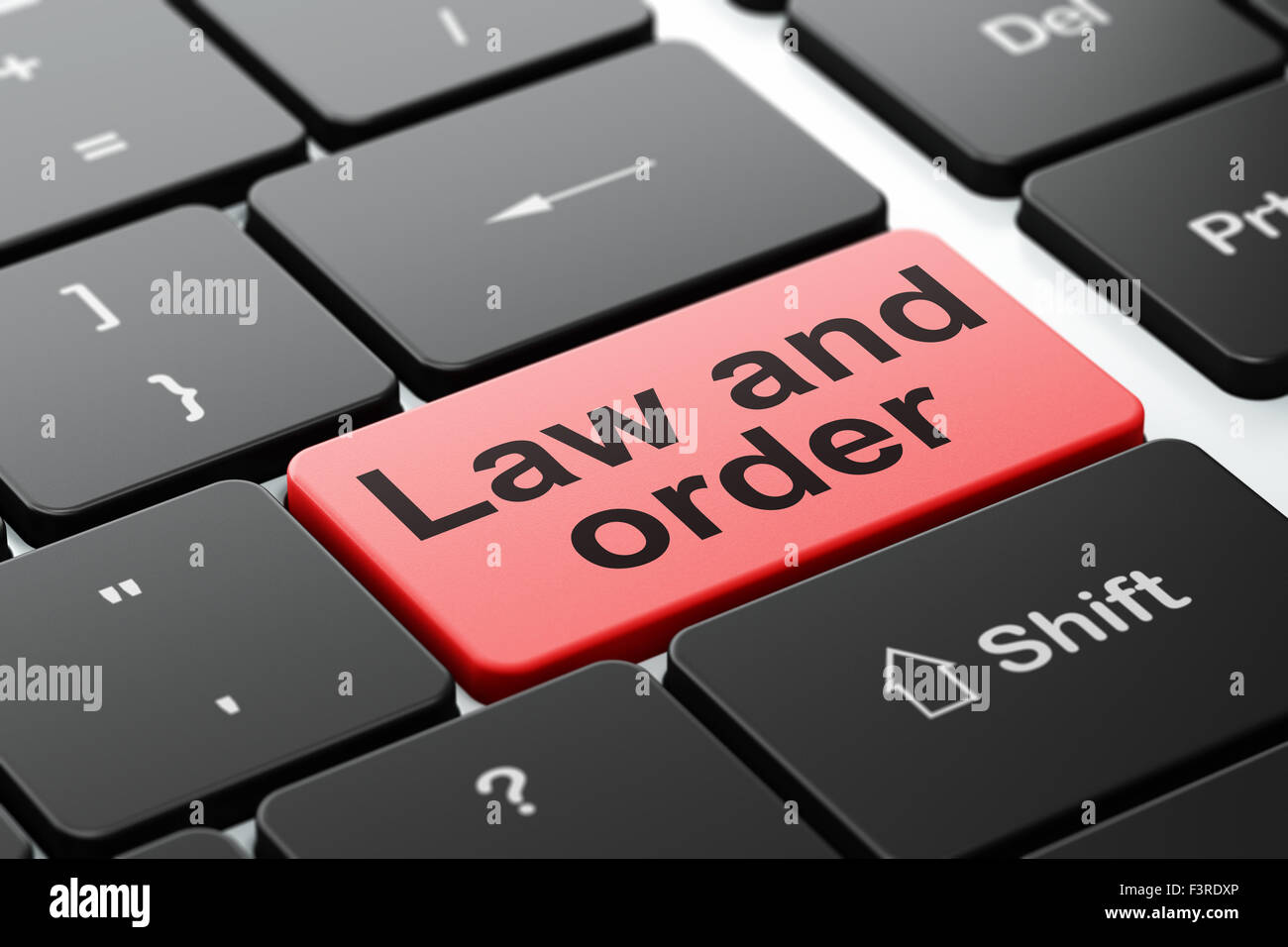 Law concept: Law And Order on computer keyboard background Stock Photo ...