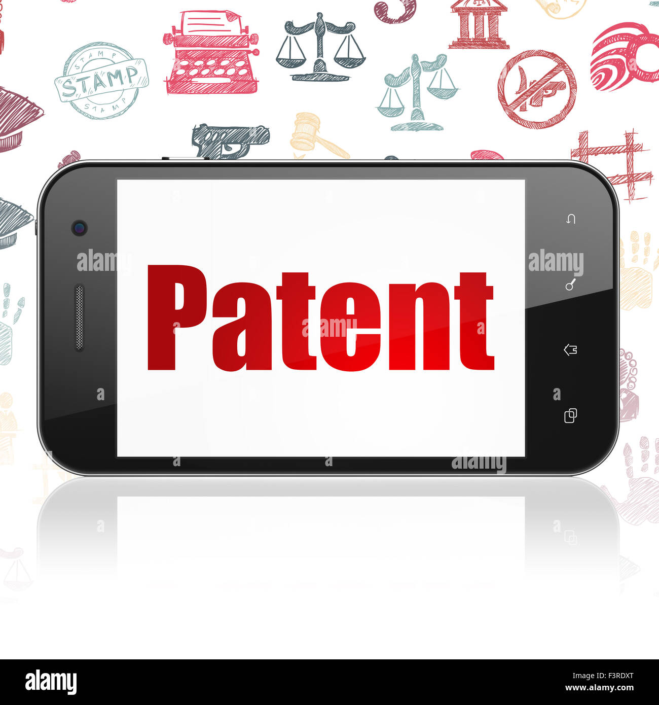 Law concept: Smartphone with Patent on display Stock Photo - Alamy