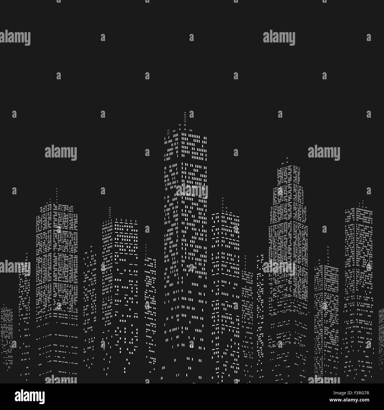City Skyscraper Vector Pattern Stock Vector Image & Art - Alamy