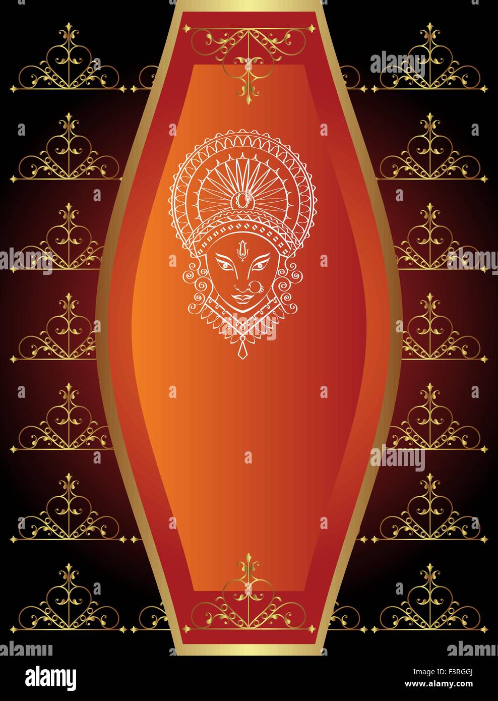 Durga Goddess of Power Vector Art Stock Vector Image & Art - Alamy