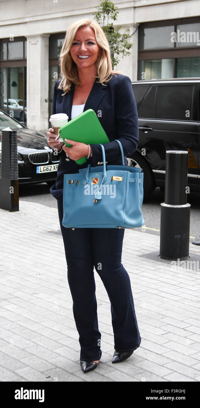 Michelle Mone arrives at BBC Broadcasting House Featuring: Michelle ...