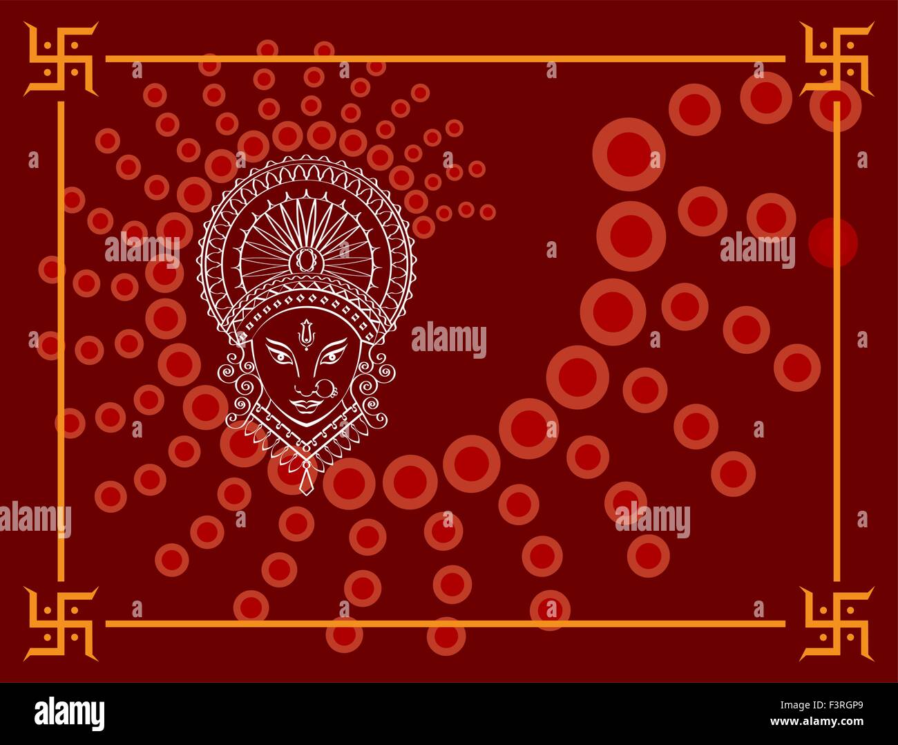 Durga Goddess of Power Vector Art Stock Vector Image & Art - Alamy